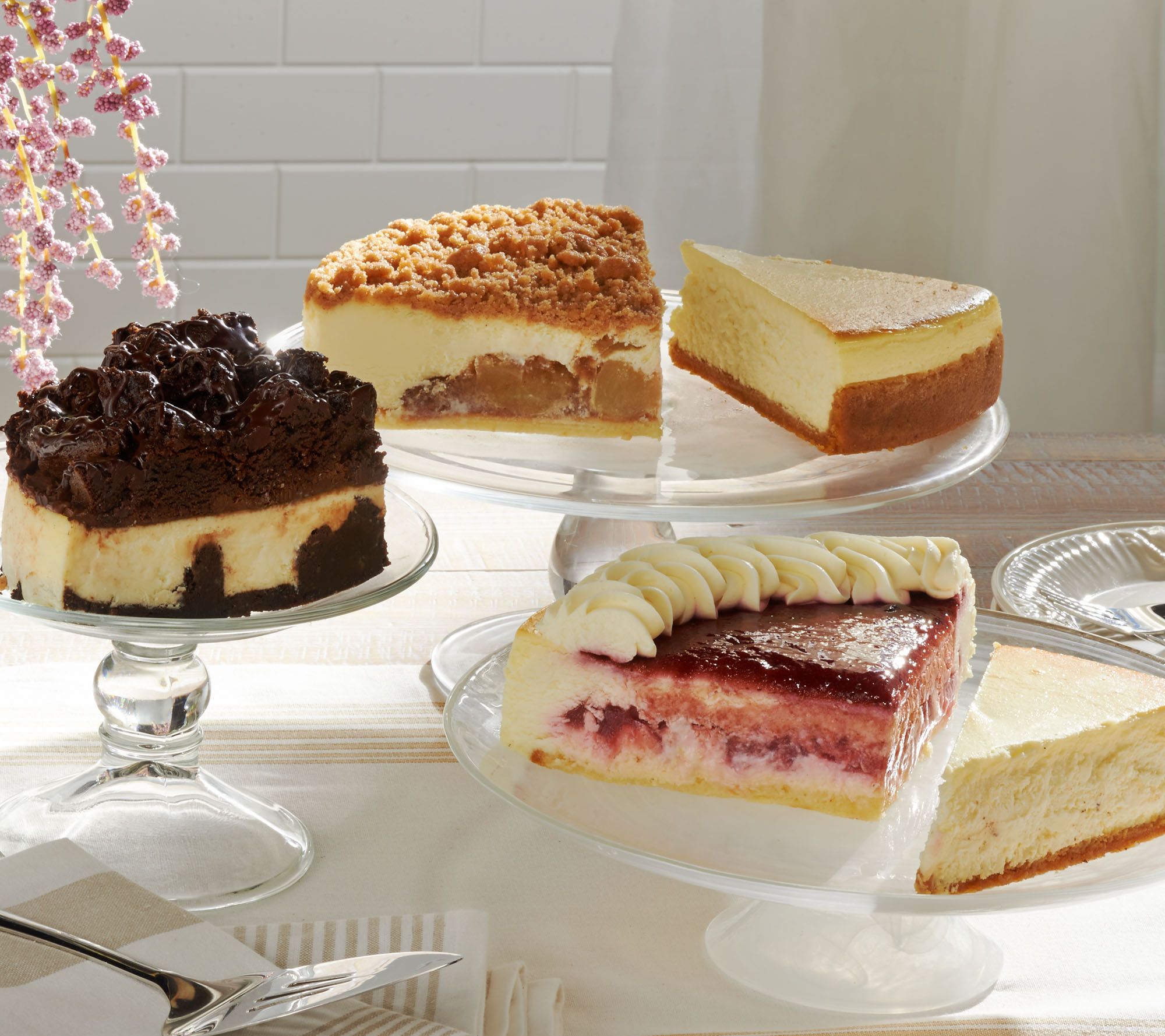 Junior's 5 lb. Cheesecake Sampler - QVC.com