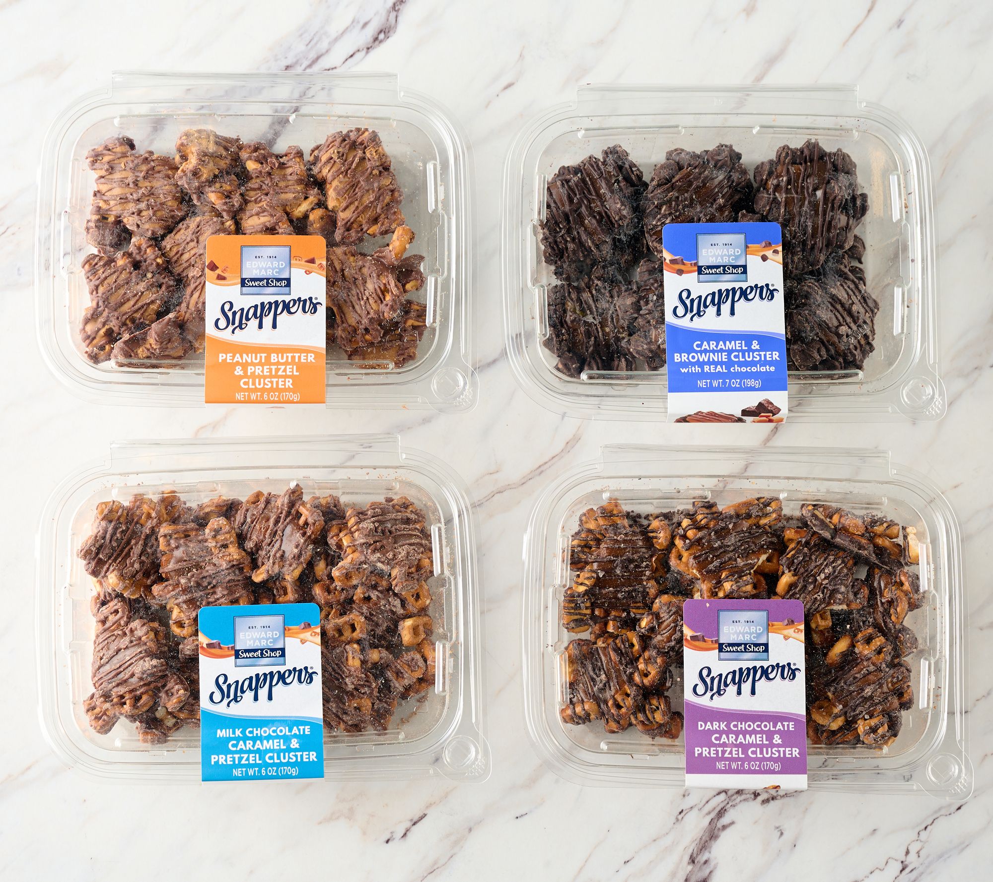 Edward Marc (40) Piece Assorted Chocolate Snappers - QVC.com