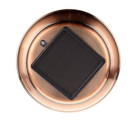Alpan Lighting 6 Piece Copper Finish Solar Pathway Light Set - QVC.com