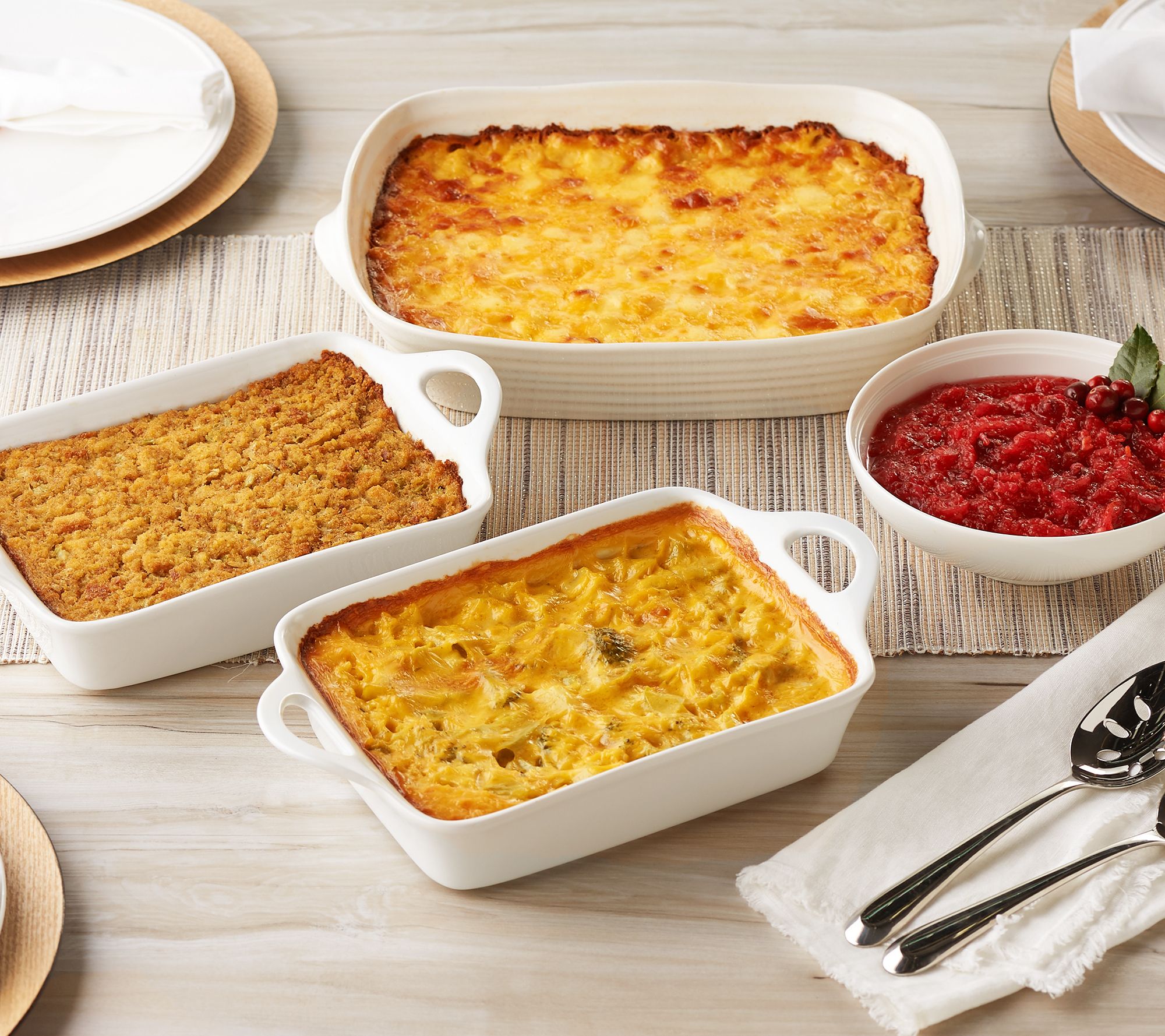 St. Clair 9lb Side Dish Sampler and Cranberry Relish or Gravy - QVC.com