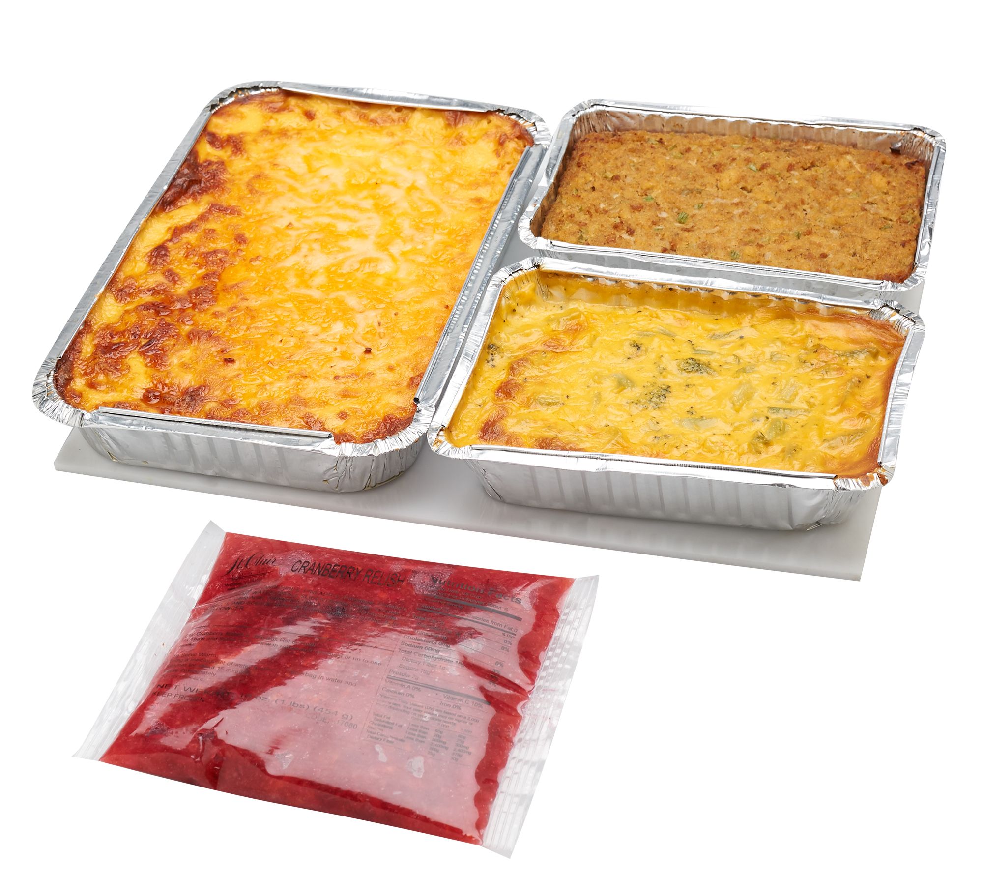 St. Clair 9lb Side Dish Sampler and Cranberry Relish or Gravy - QVC.com