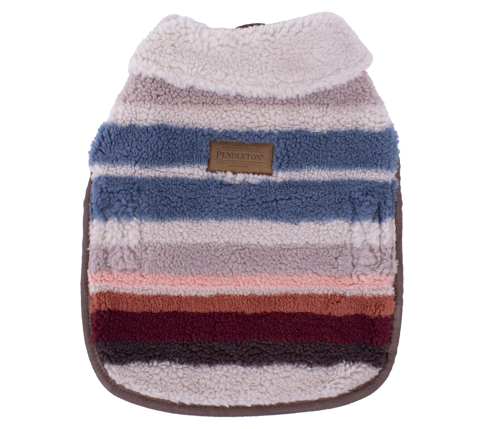 Pendleton XS - MD Serape Rosewood Berber Dog Coat - QVC.com