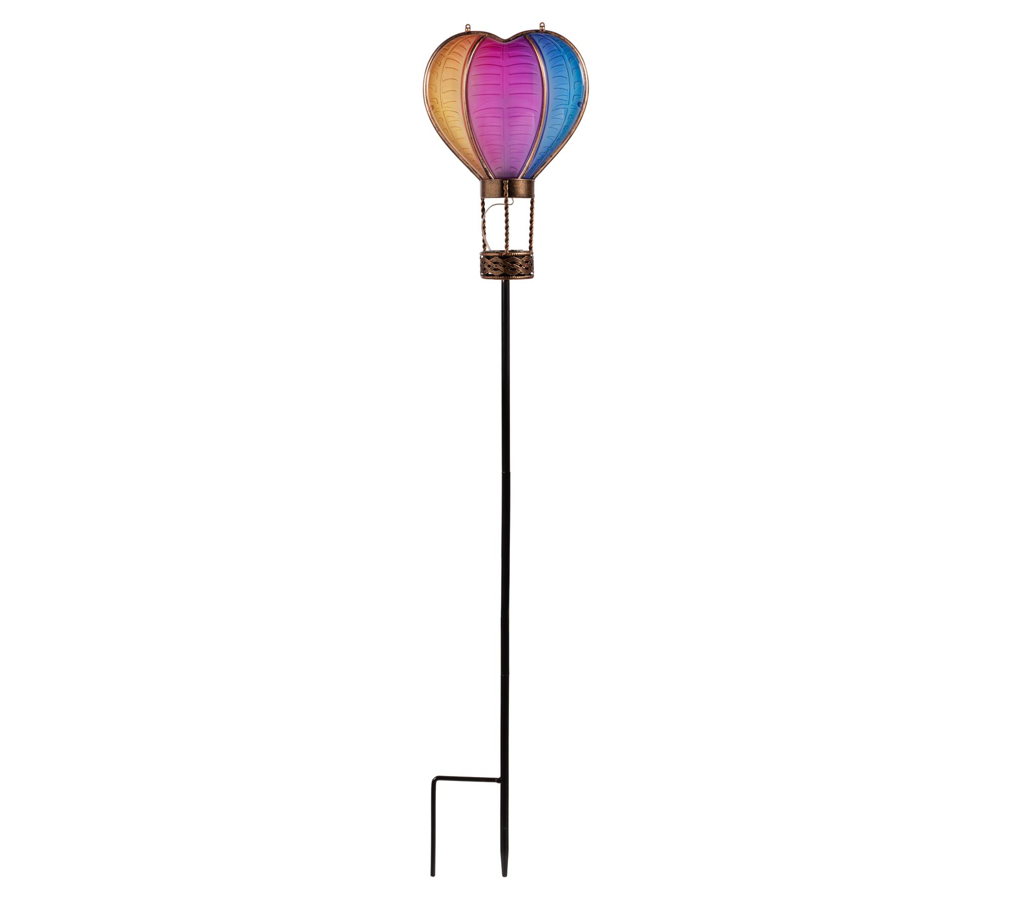 "As Is" Plow & Hearth 2-in-1 Solar Decorative Hot Air Balloon - QVC.com