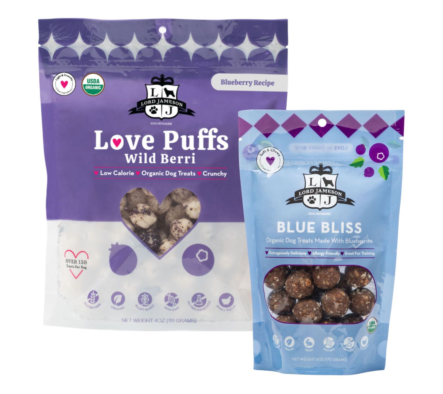 Lord Jameson S/2 Organic & Non-Processed Dog Treats - QVC.com