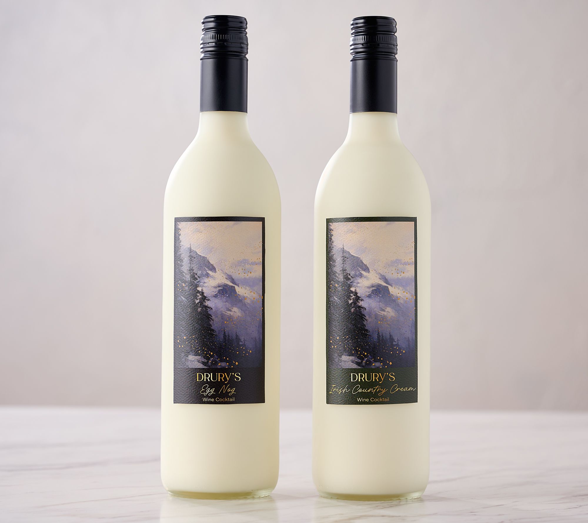 Vino Voyage Drury's Holiday Wine Creams (2) 750 ml Bottle set - QVC.com