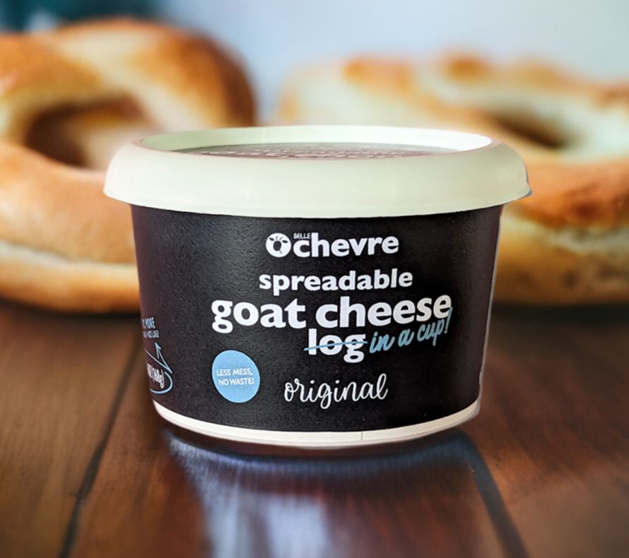 Belle Chevre (4) Pack Spreadable Goat Cheese in Cups - QVC.com