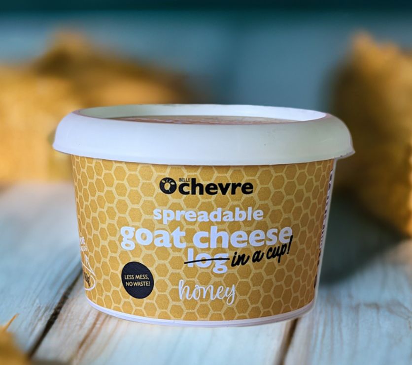 Belle Chevre (4) Pack Spreadable Goat Cheese in Cups - QVC.com
