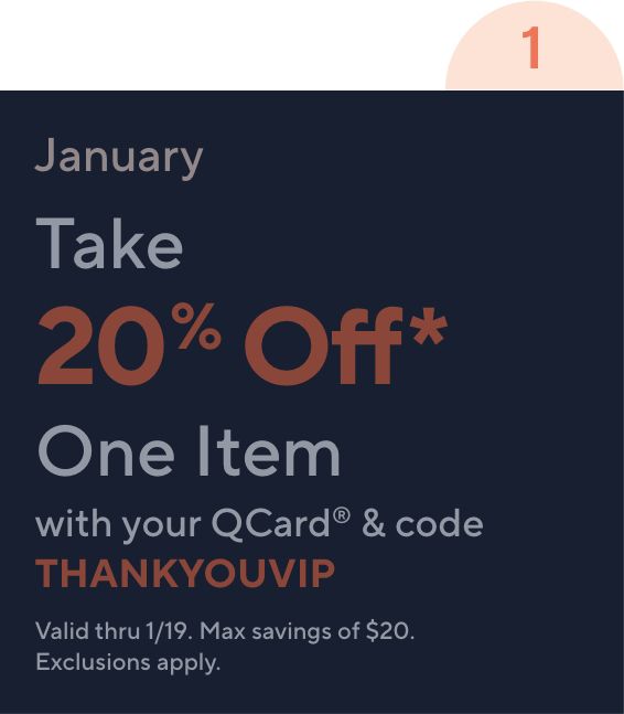 QCard VIP Savings — QVC.com