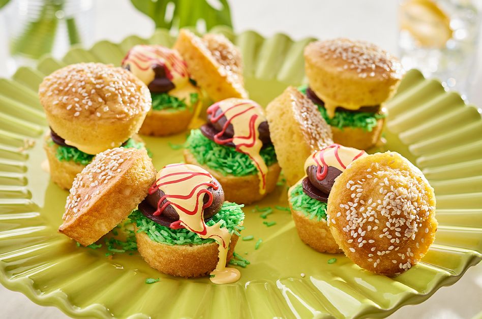 Loaded ''Burger'' Cupcakes — Recipes — QVC.com