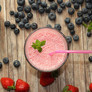 Red, White & Blue Milkshake — Recipes — QVC.com