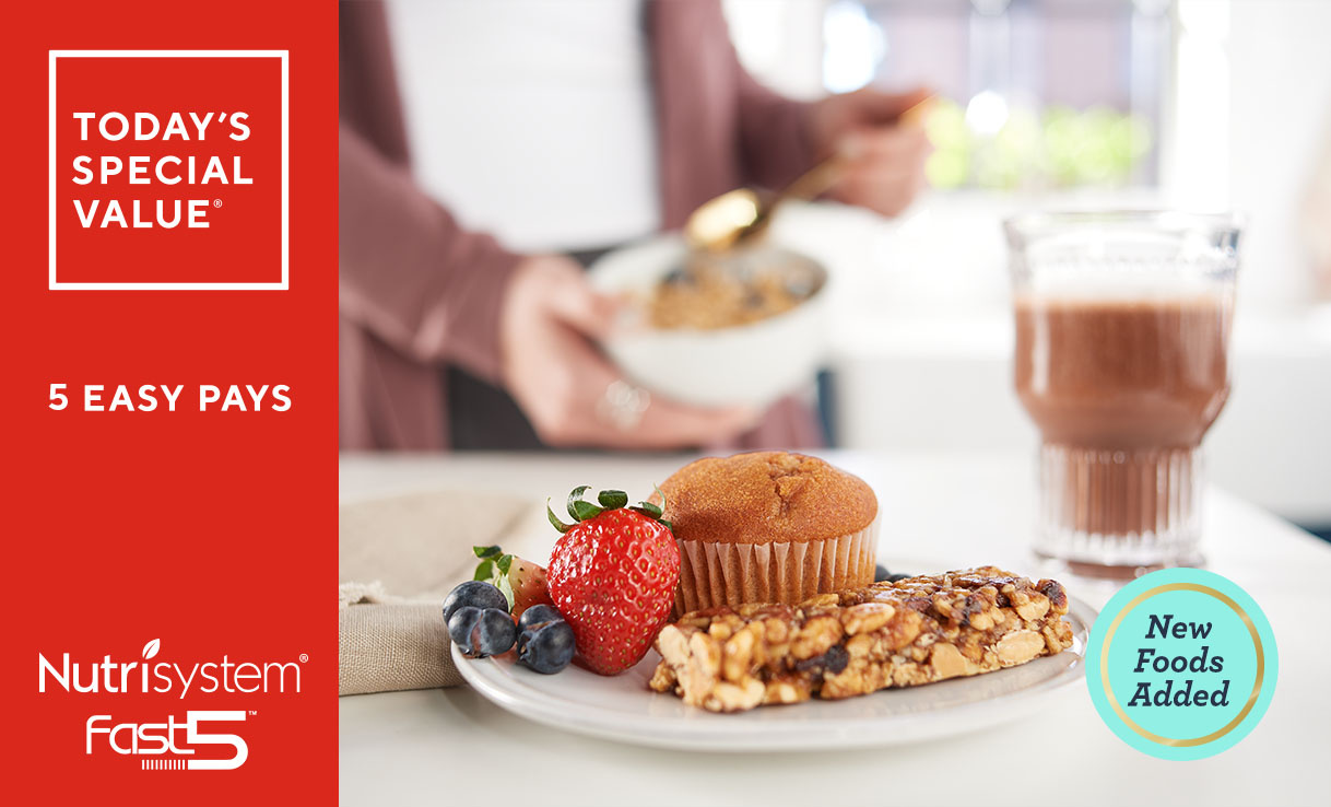 (QVC) Nutrisystem All New Fast Five Personalized 4-Week Plan ...