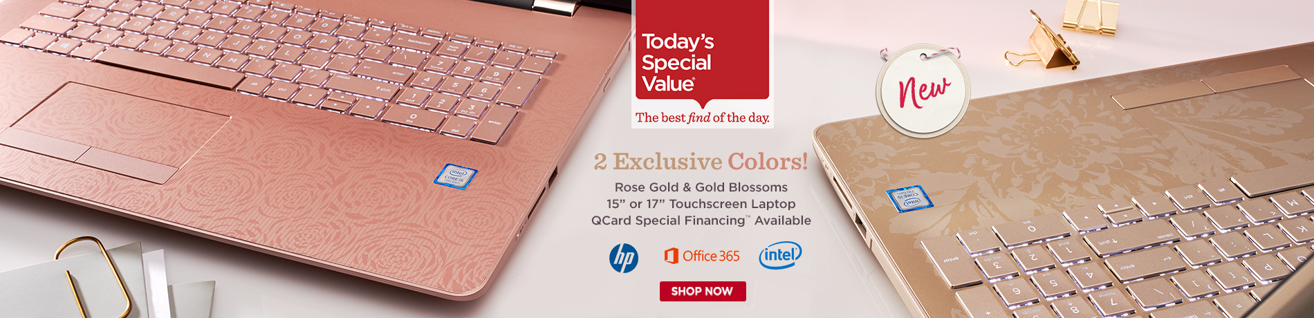 (QVC) HP 15/17" Touch Laptop, Core i5 8GB RAM 2TB HDD w/ 3yr Support ...