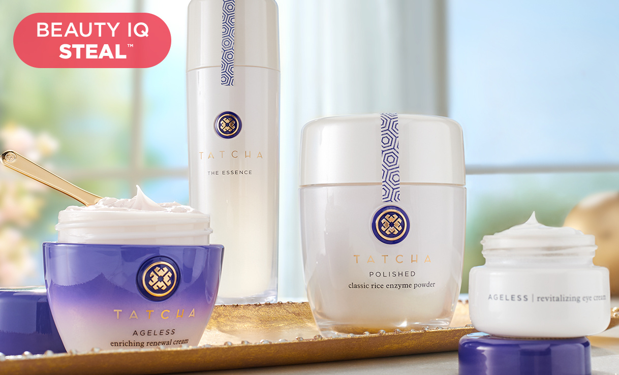 Qvc Beauty Iq Tatcha Ageless Renewal 4 Piece Skincare Ritual