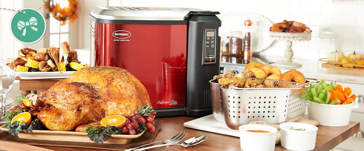 (QVC) Butterball XXL Premium Digital Electric Indoor Turkey Fryer ...
