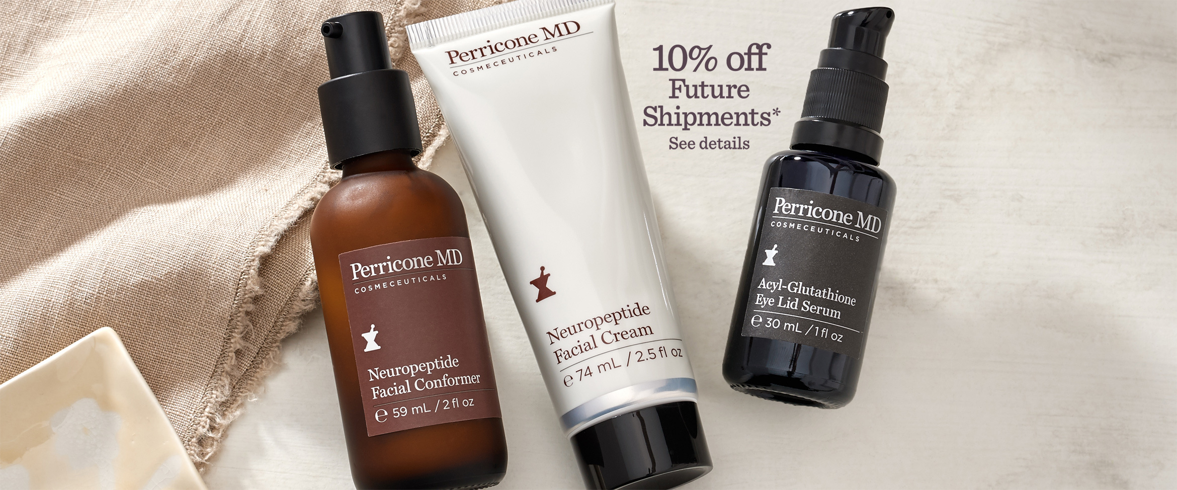 (QVC) Perricone MD Age-Defying Neuropeptide 3-piece Skin Care Kit ...