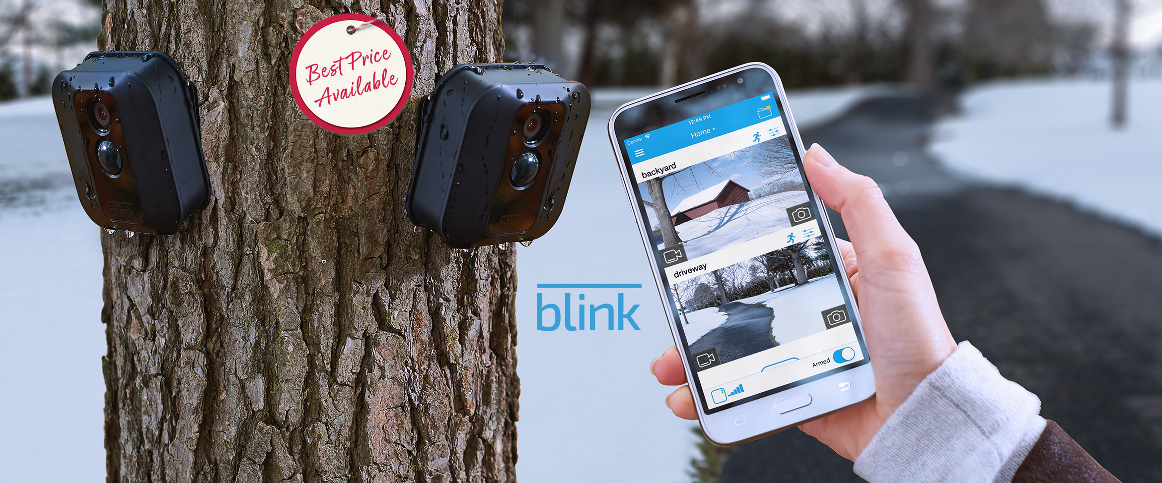 (QVC) Blink XT 2 Pack Wire-Free HD Indoor/Outdoor Security Cams w ...