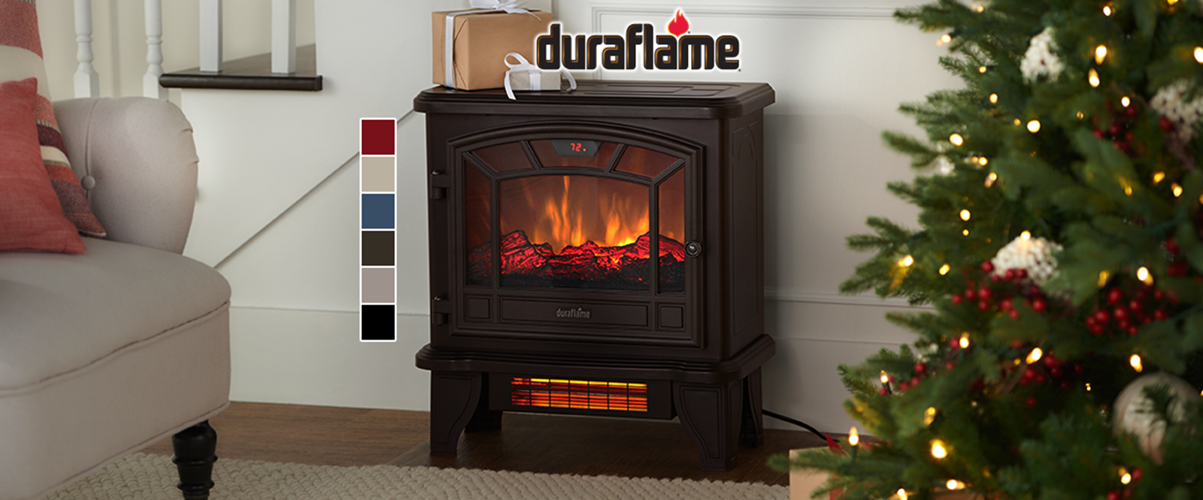 (QVC) Duraflame Infrared Stove Heater with Remote Control ...