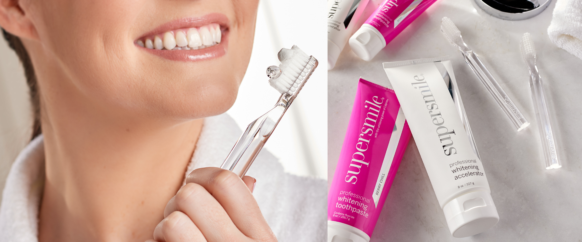 (QVC) Supersmile Super-Size Teeth Whitening System w/ Travel Sizes ...