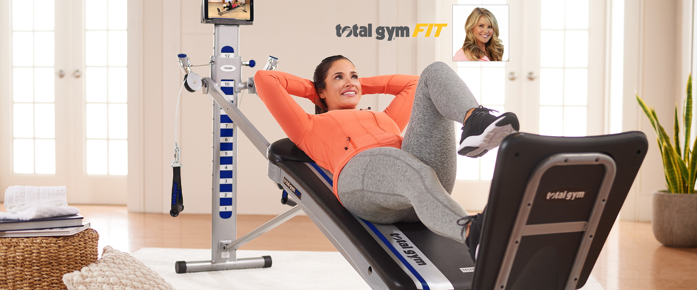 (QVC) Total Gym FIT Select Seriesw/ XL Squat Stand Online Workouts and ...