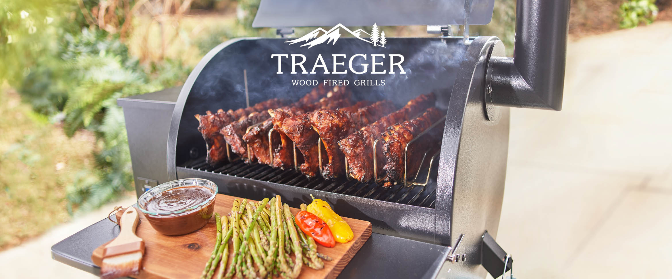 (QVC) Traeger Homestead 520 Square Inch Wood Fired Grill & Smoker ...