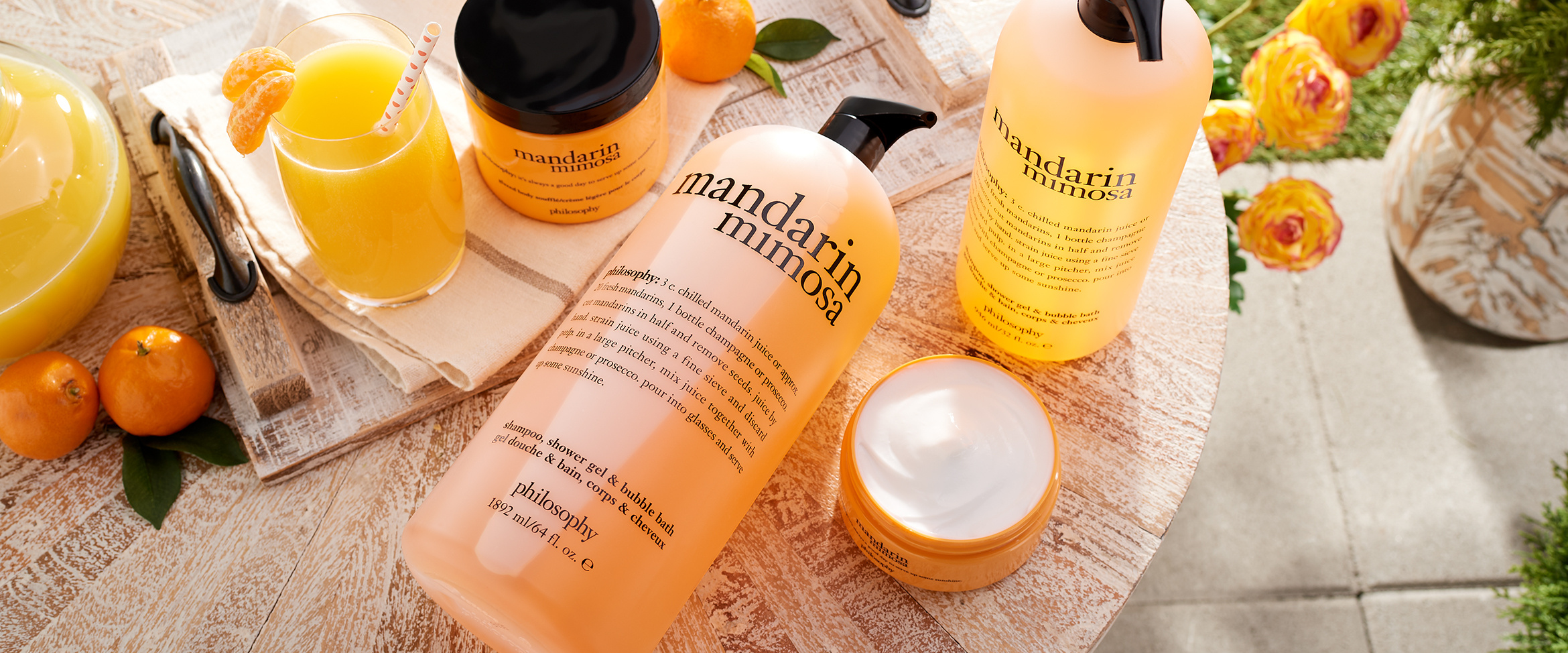 (QVC) philosophy mega-size sweet summer bubbles 4-piece bath & body set ...