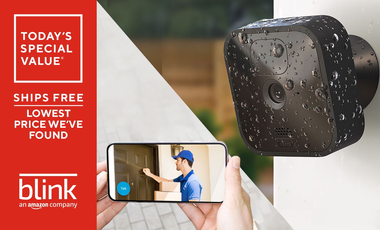 (QVC) Blink Outdoor / In Home 3pk Wireless Cameras with Yard Sign ...