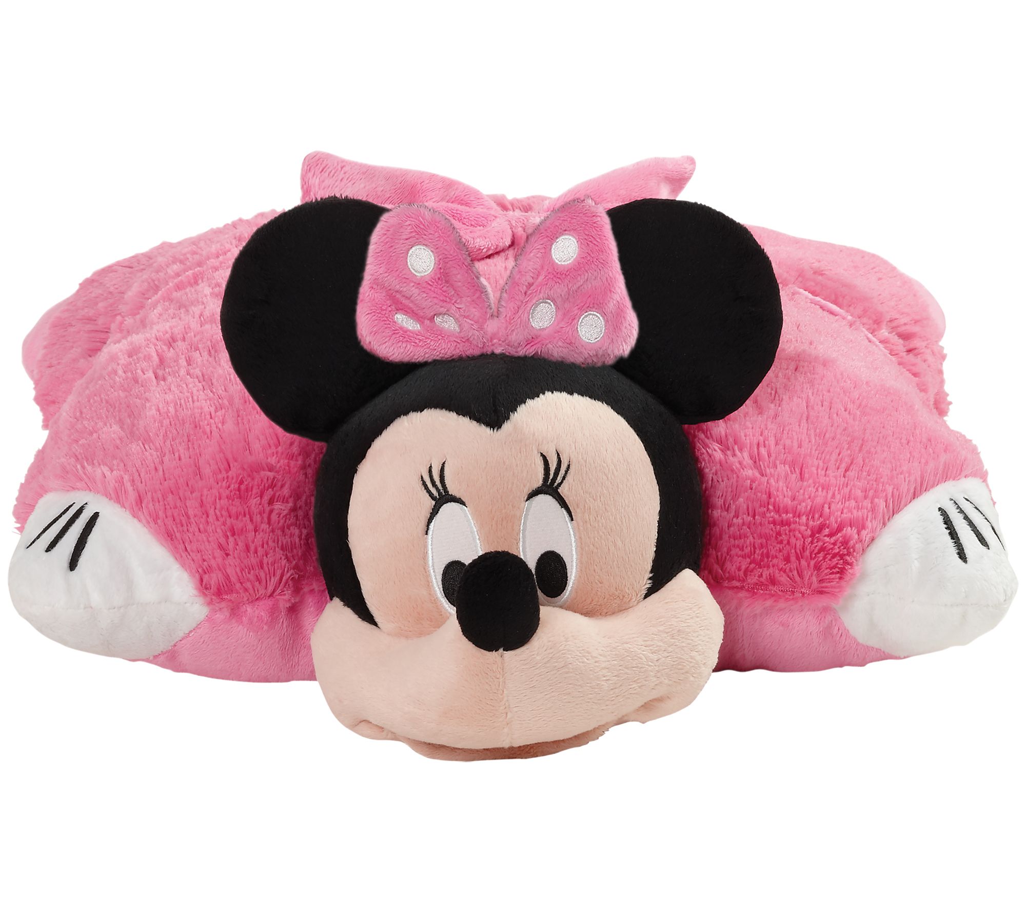 Pillow Pets Disney Pink Minnie Mouse Stuffed Animal Plush Toy - QVC.com