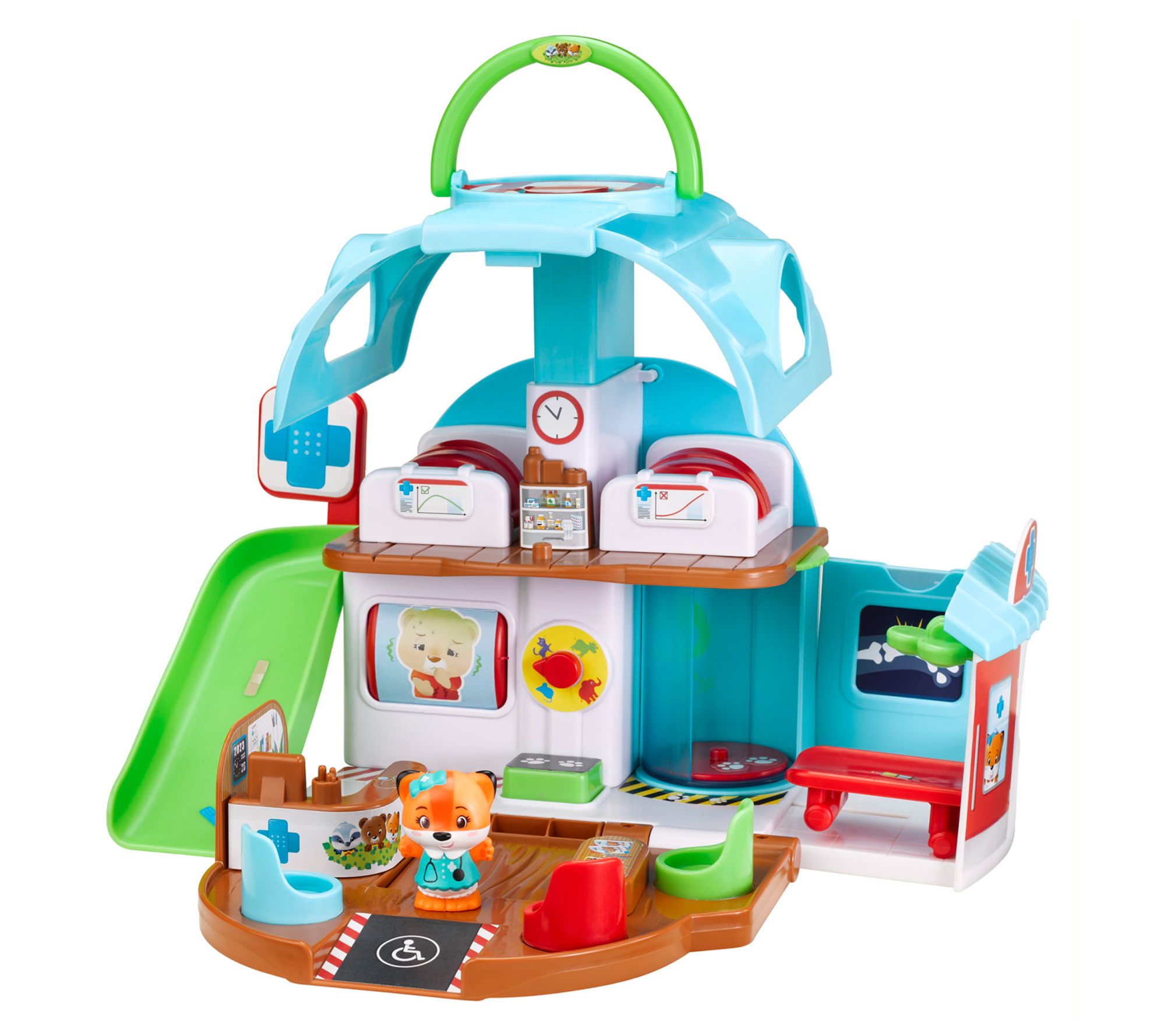Timber Tots: Care Center - 9pc Medical toy Playset - QVC.com