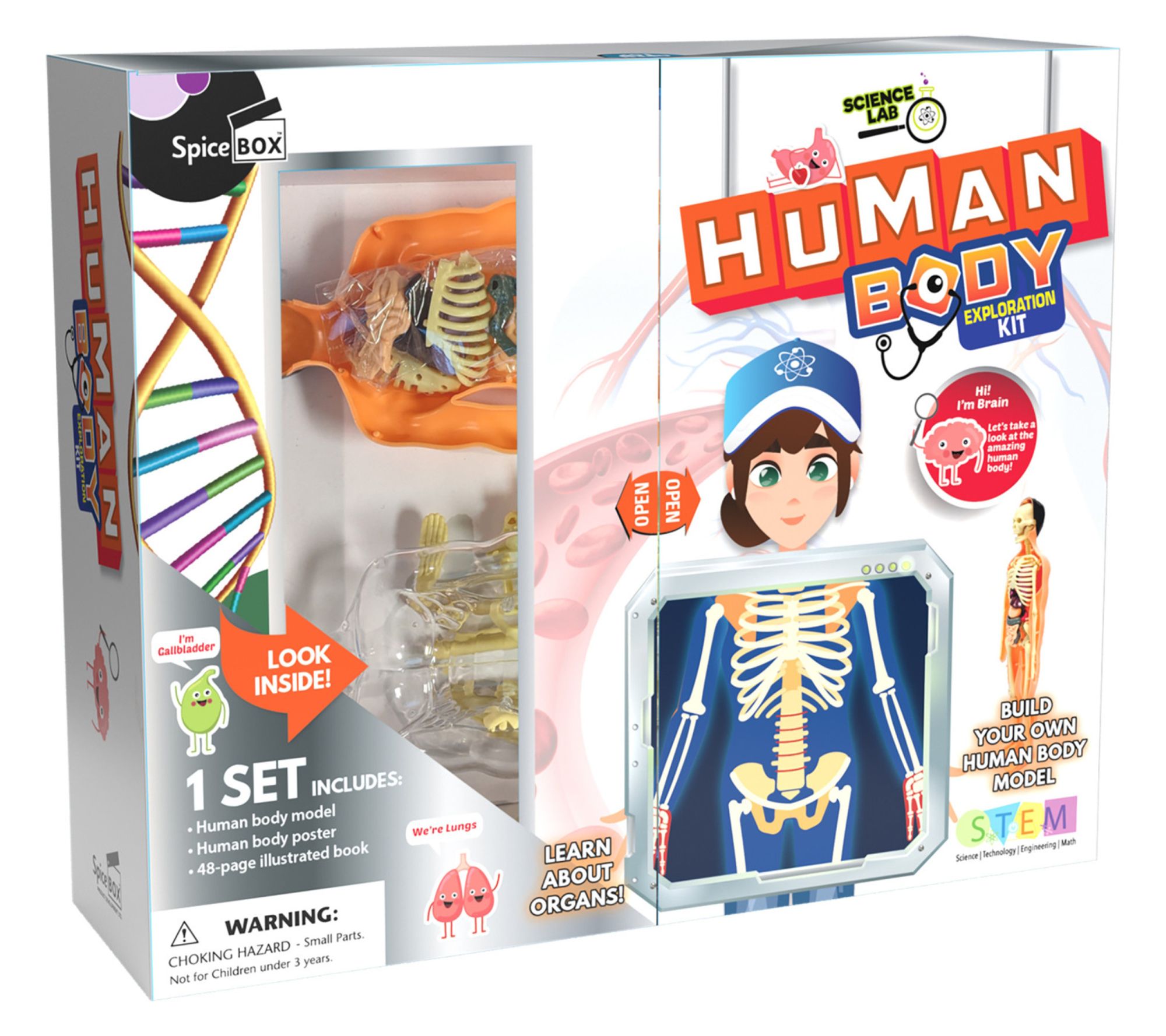 Science Lab Human Body Kit Stem Kit - QVC.com