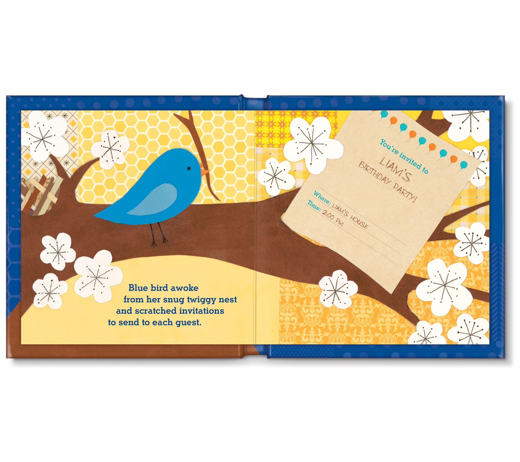I See Me! Blue Very Happy Birthday Personalized Board Book - QVC.com