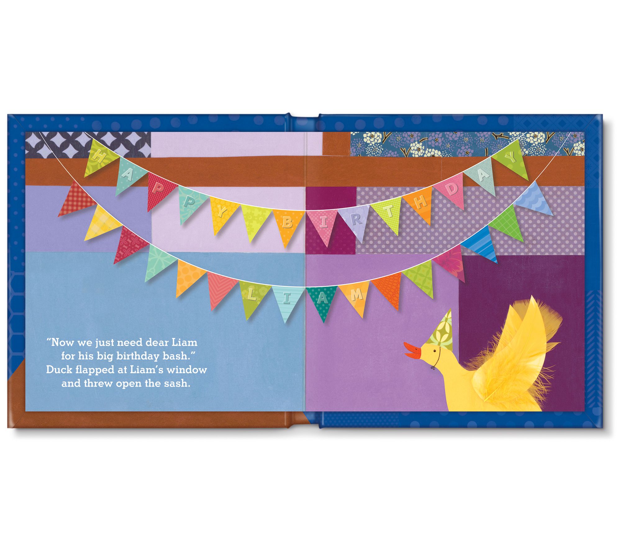I See Me! Blue Very Happy Birthday Personalized Board Book - QVC.com