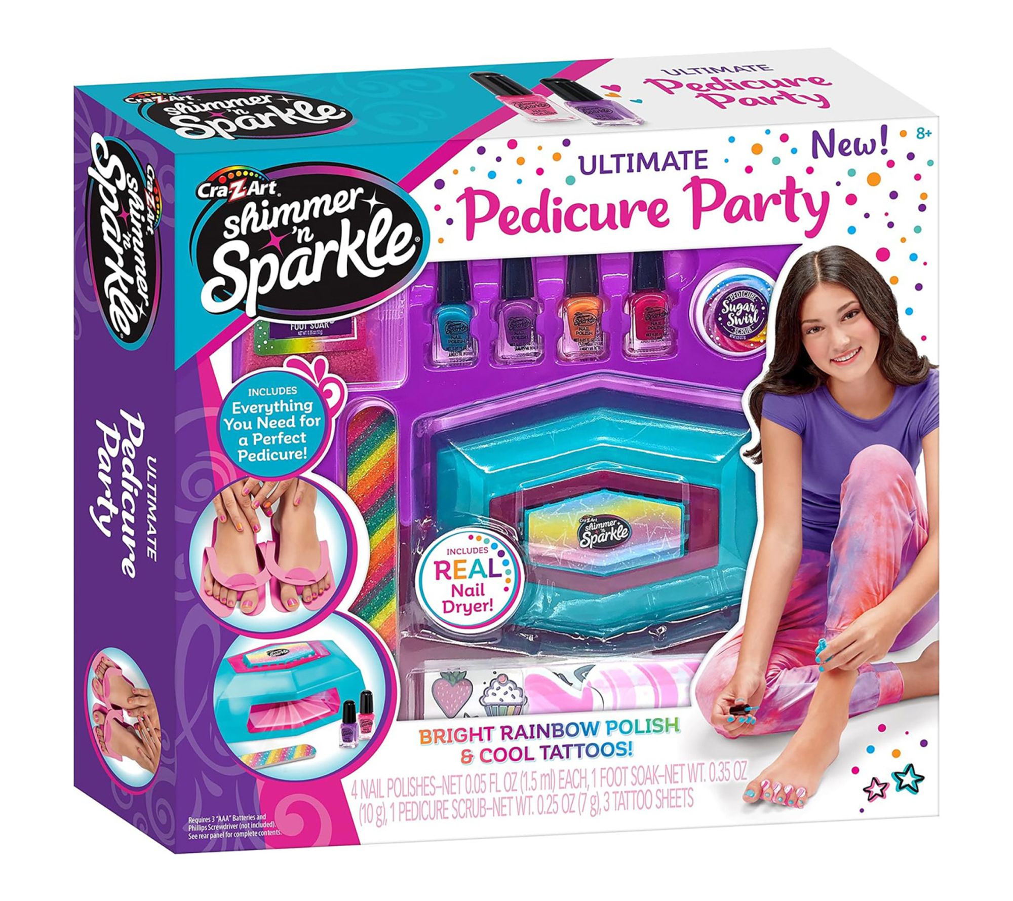 Shimmer N' Sparkle Ultimate Pedicure Party - QVC.com