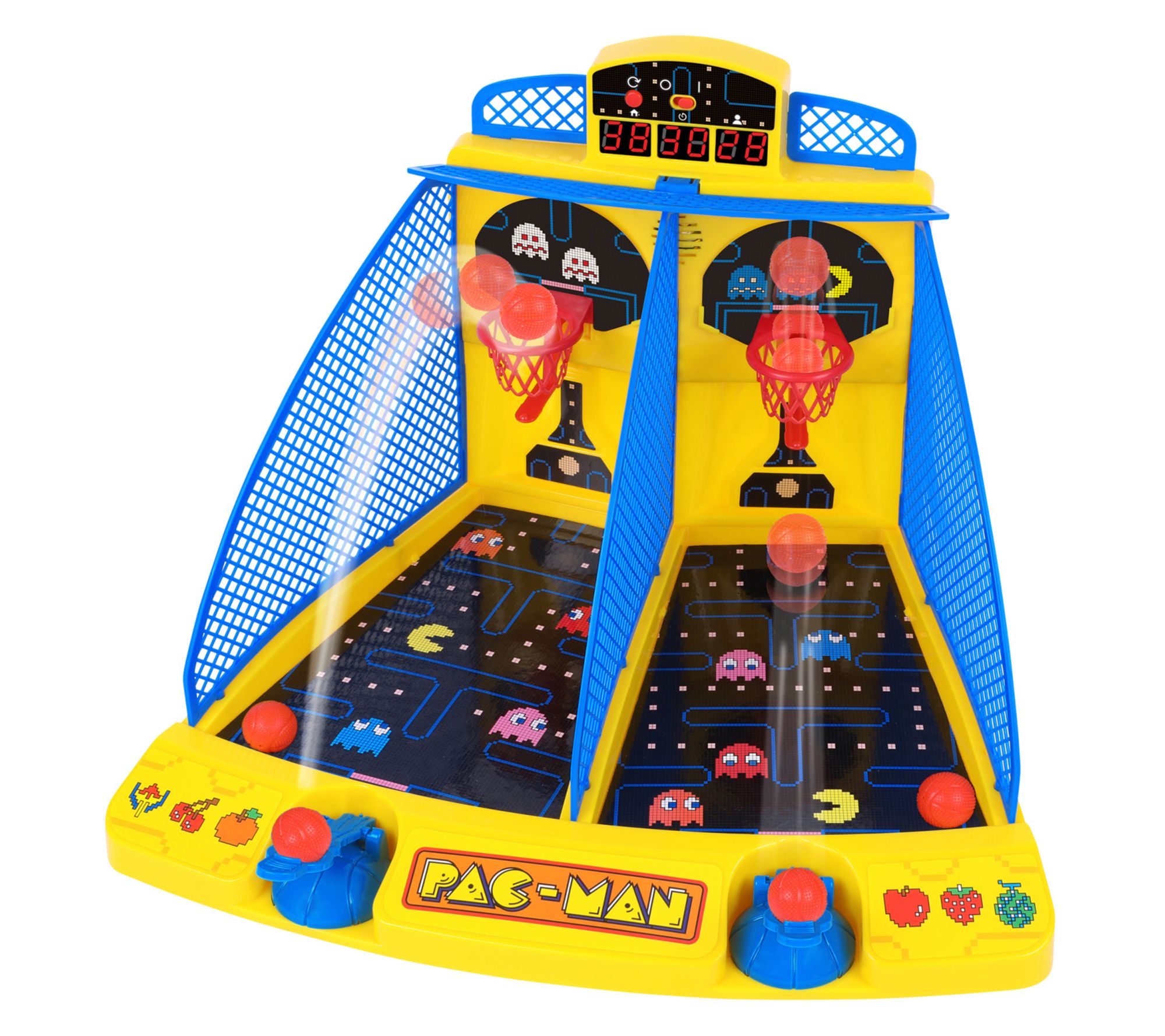 Pac-Man Arcade Basketball- Premium Series Lights & Sounds Game - QVC.com