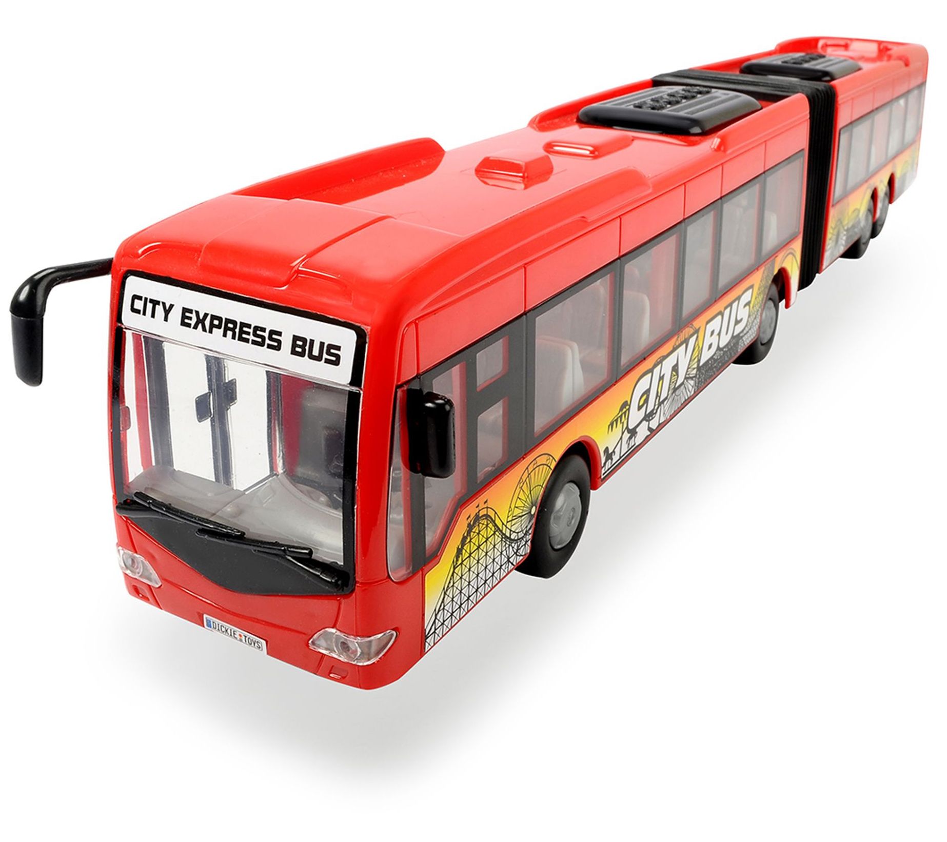 Dickie Toys 18" City Express Bus - Red - QVC.com