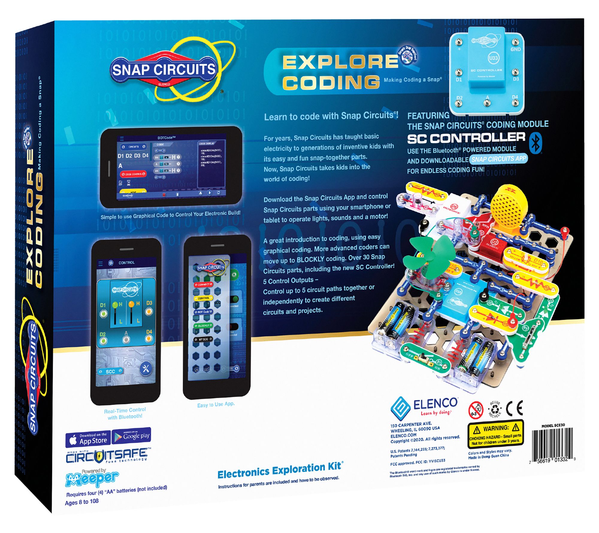 Elenco Snap Circuits Explore Coding 