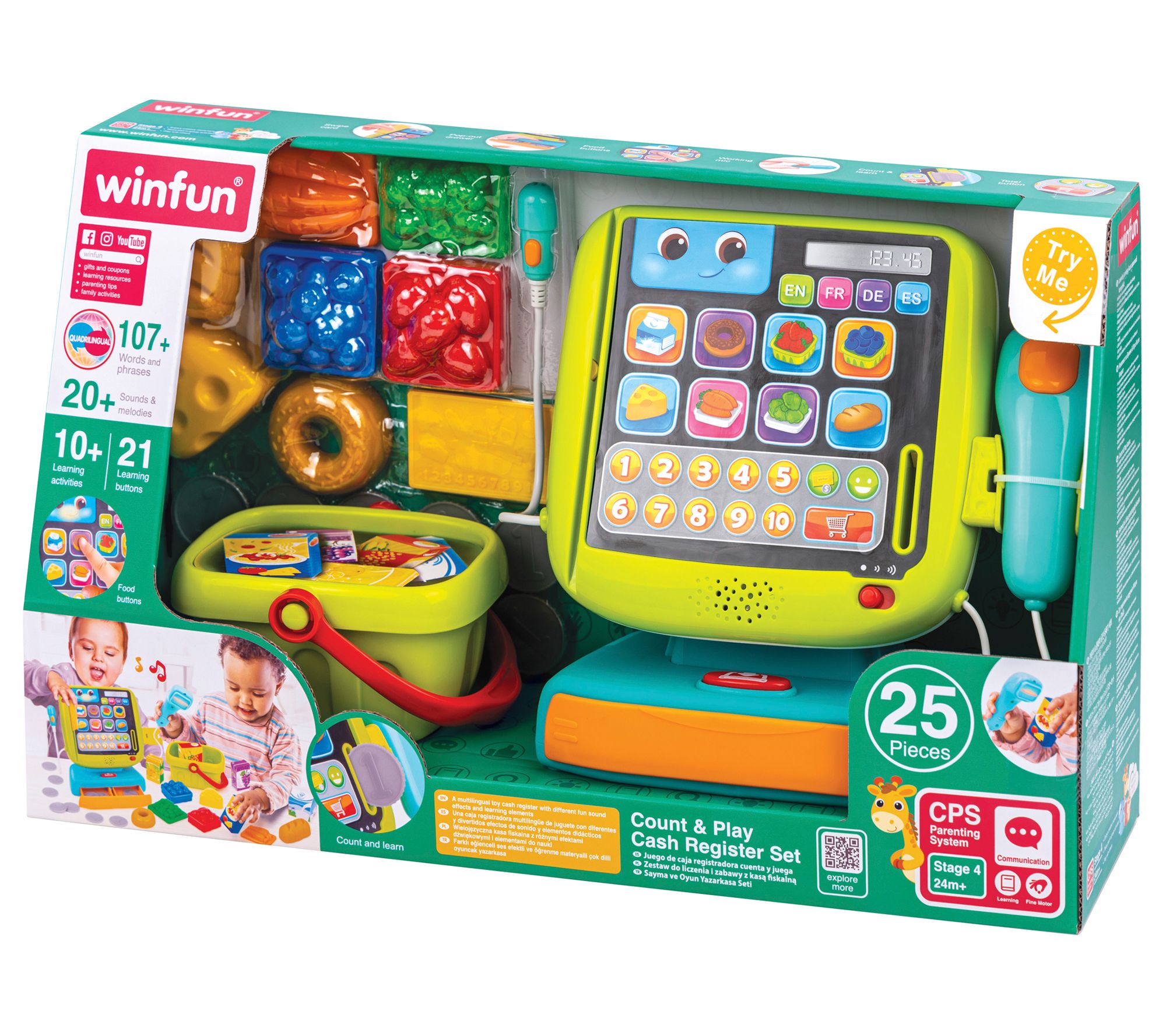 Winfun Learning Cash Register Set - QVC.com