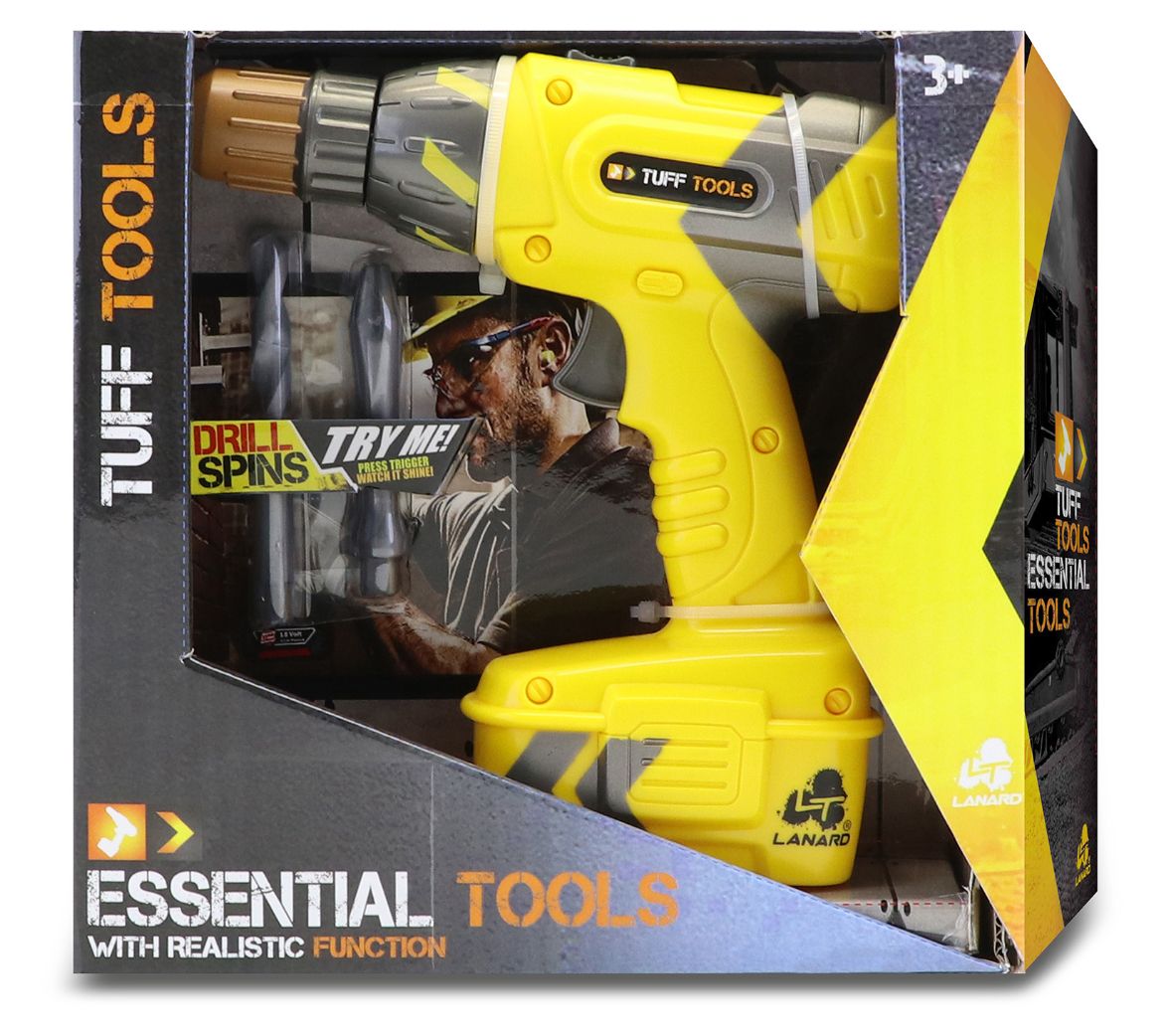 Lanard Tuff Tools Pretend Play Toy Power Drill - QVC.com