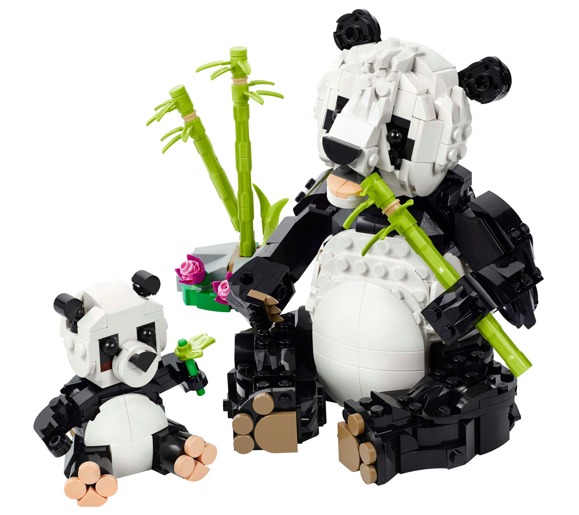 LEGO Creator 3-in-1 Wild Animals Panda Family Toy Playset - QVC.com