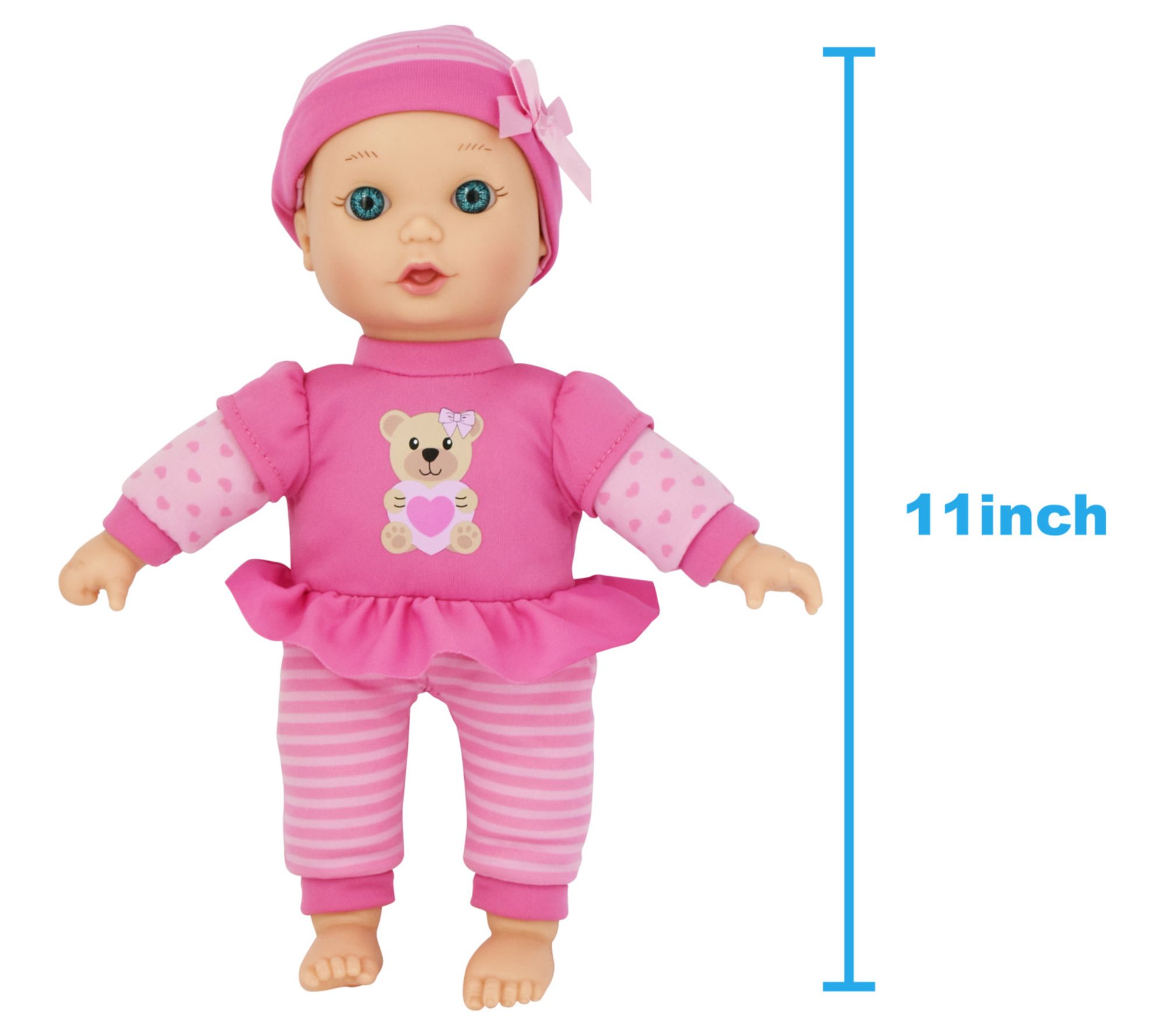 Cuddle Kids 11" Its Playtime Doll Set - QVC.com
