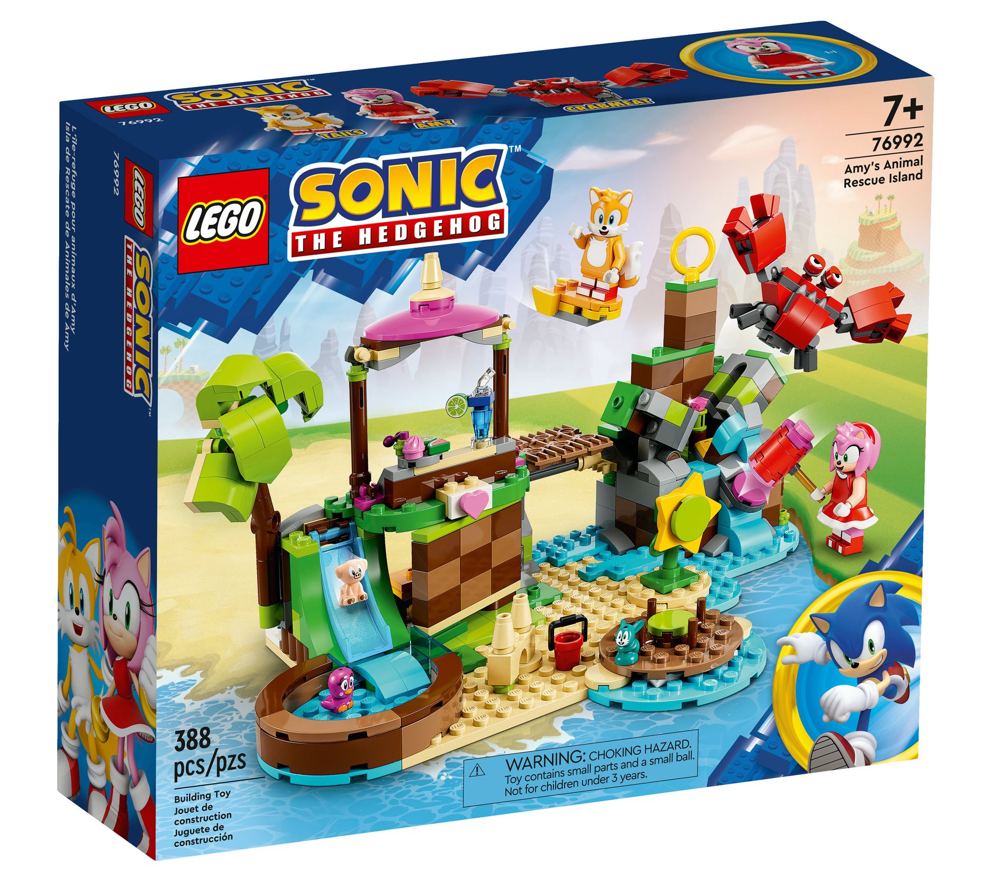 LEGO Sonic the Hedgehog Amy's Animal Rescue Island 76992 - QVC.com