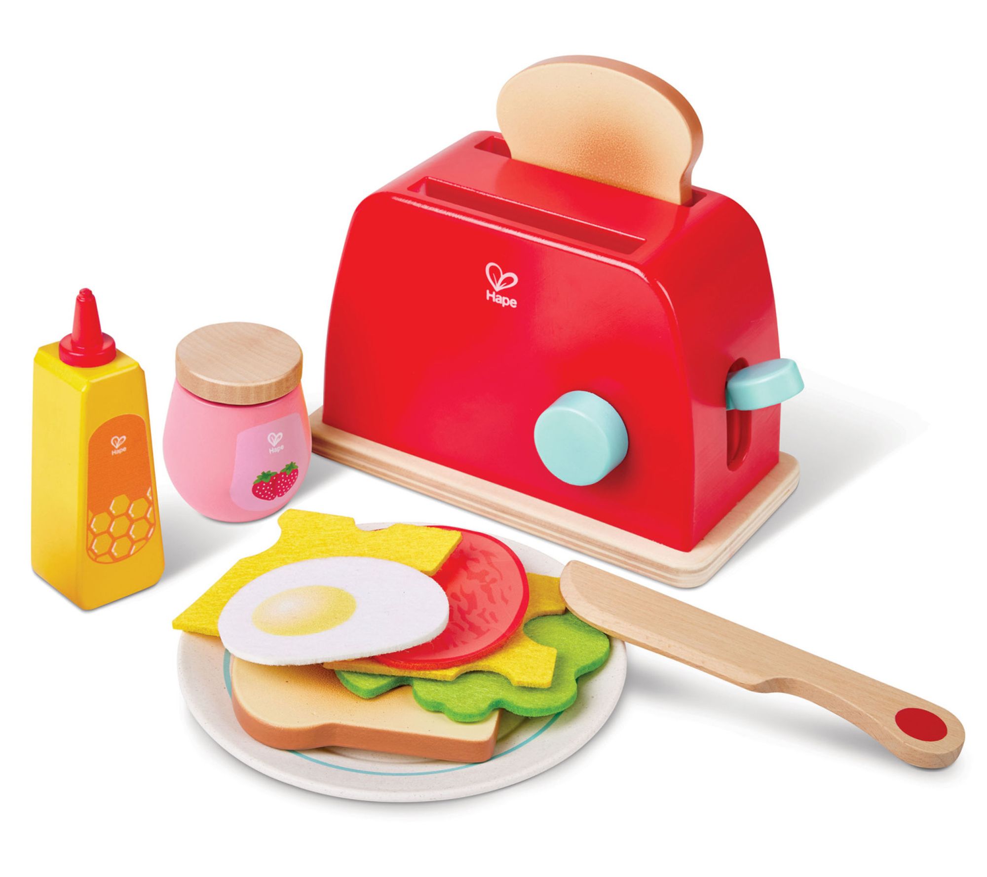 Hape Pop-Up Toaster Toy Set - QVC.com