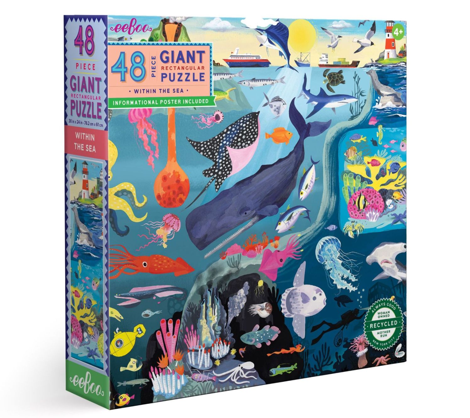 eeBoo Within the Sea Floor Puzzle - QVC.com