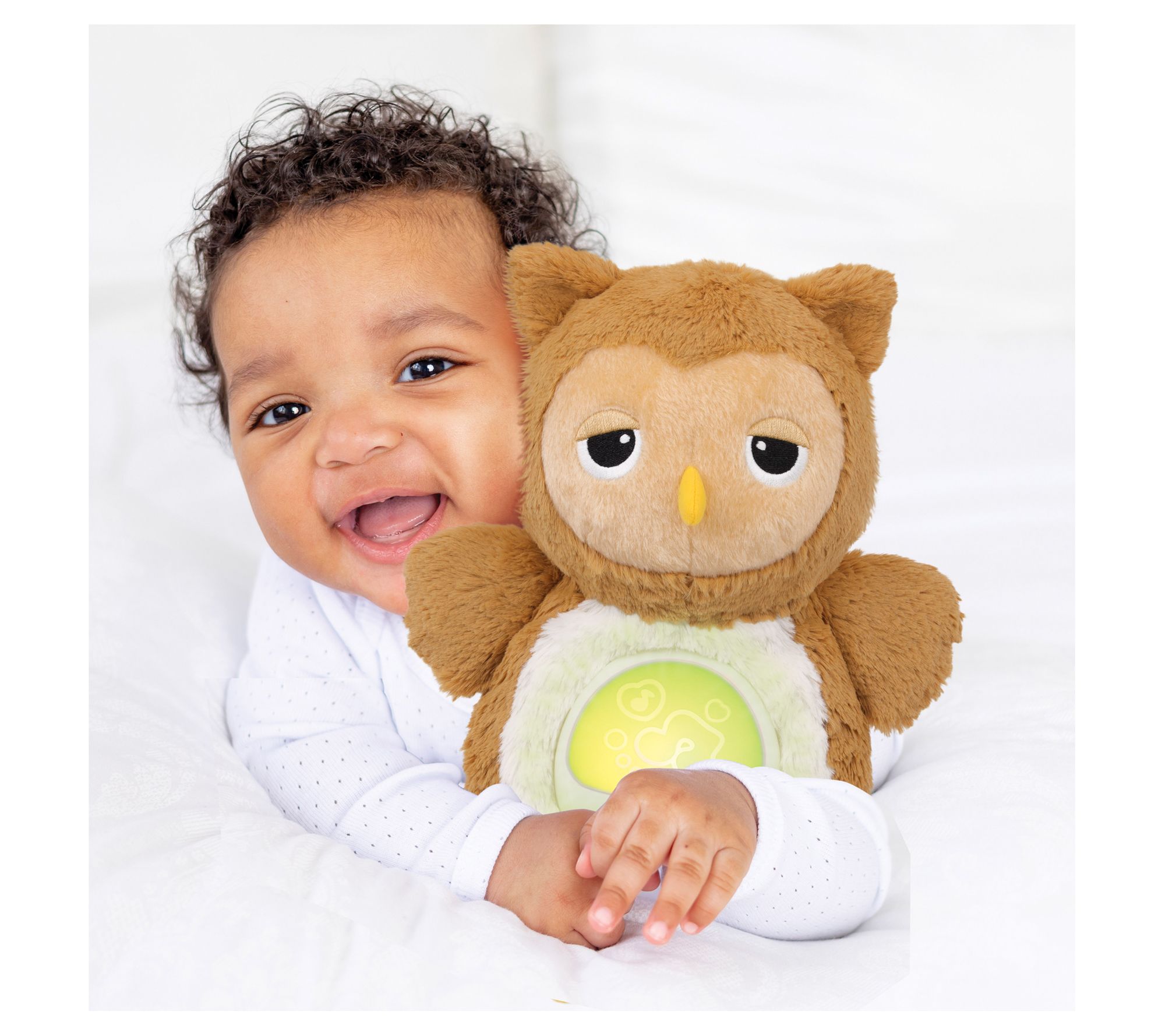 Winfun Soothing Sounds Light Up Plush Owl - QVC.com