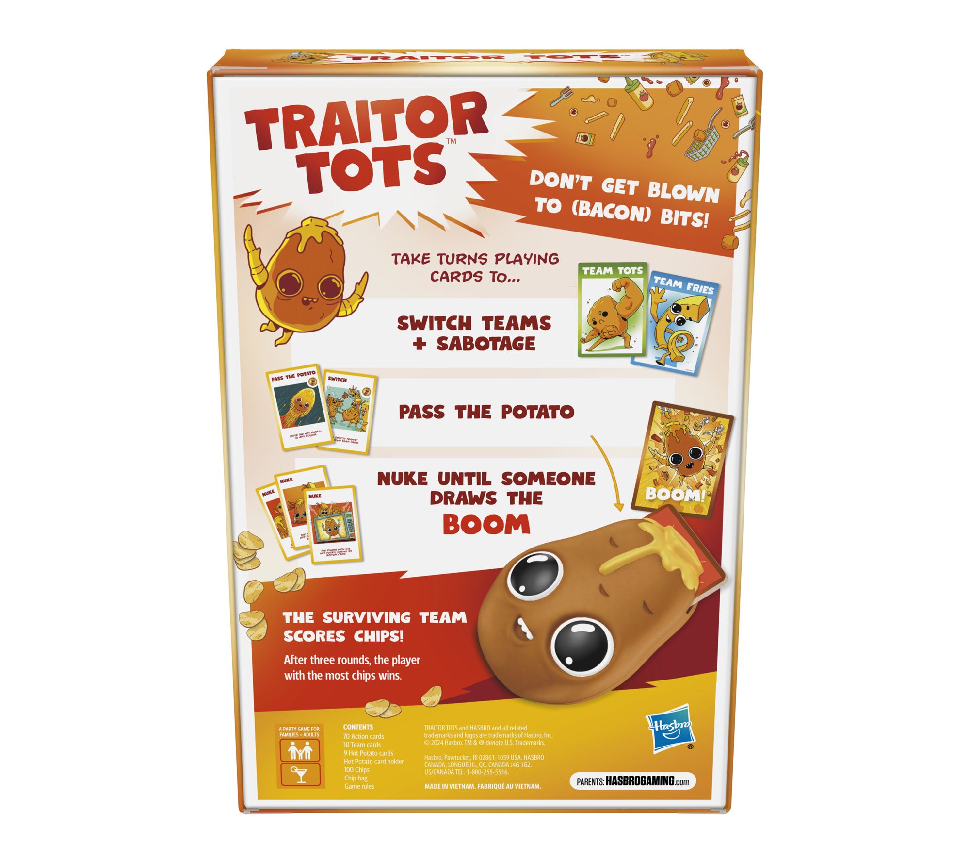 Hasbro Traitor Tots Party Card Game for Families and Adults - QVC.com