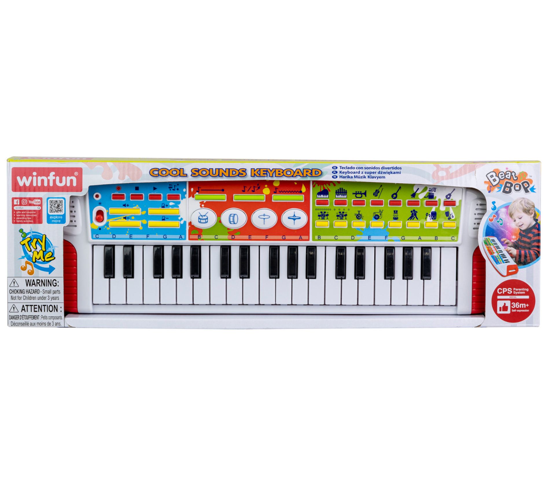 Winfun Cool Sounds Electric Keyboard - QVC.com