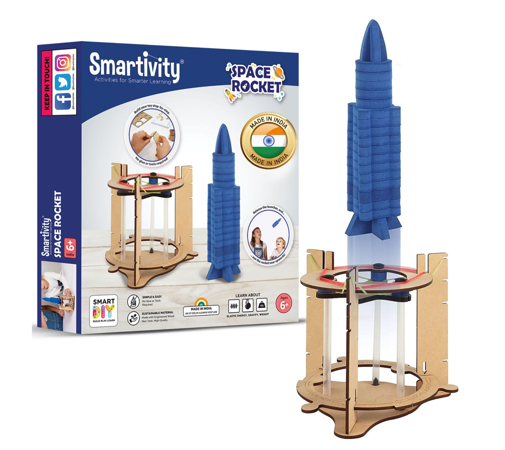 Smartivity Space Rocket Launcher Chandrayaan Program Toy - QVC.com