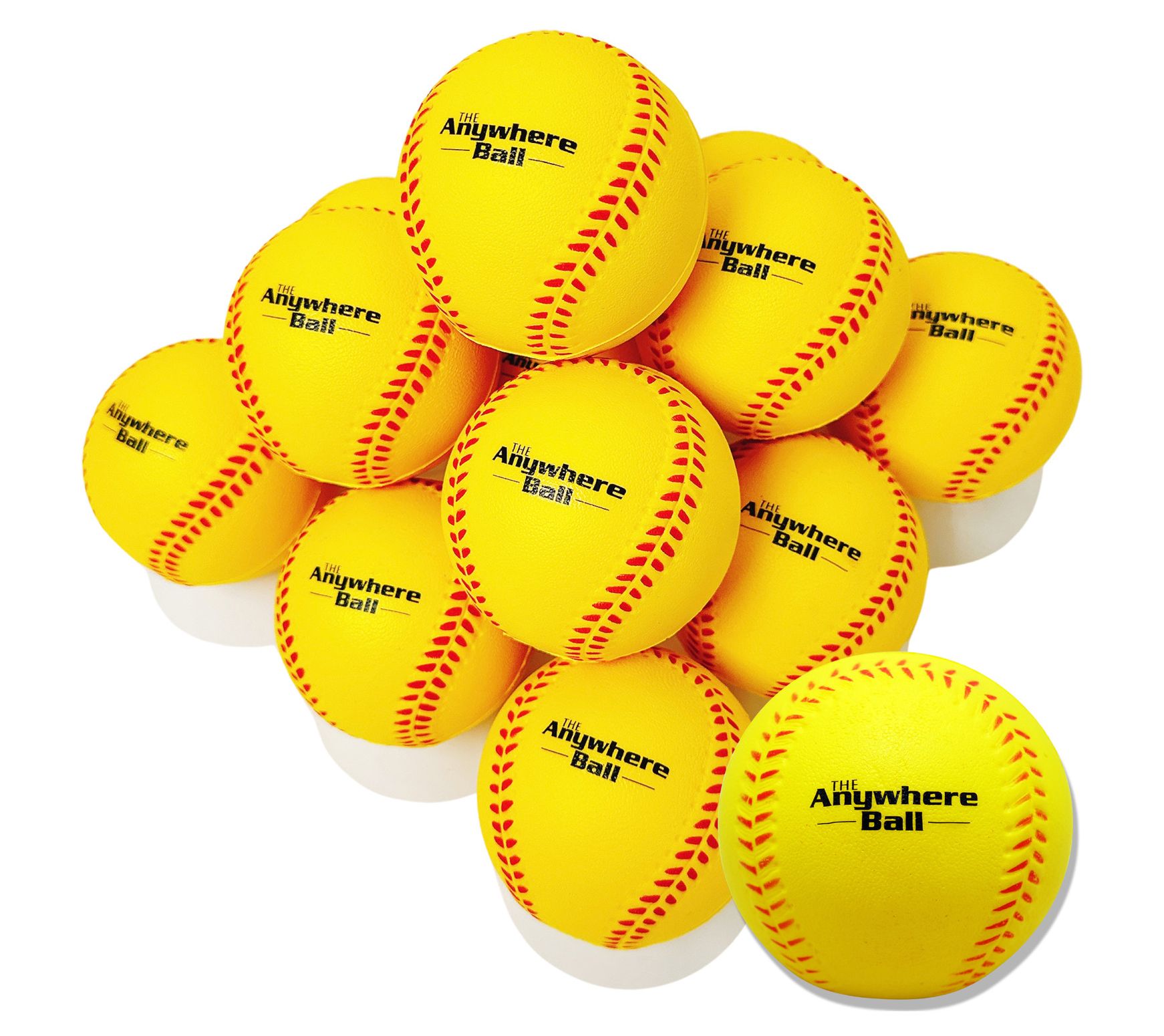 Anywhere Sports: The Anywhere Ball - 12 Pack Foam Balls - QVC.com