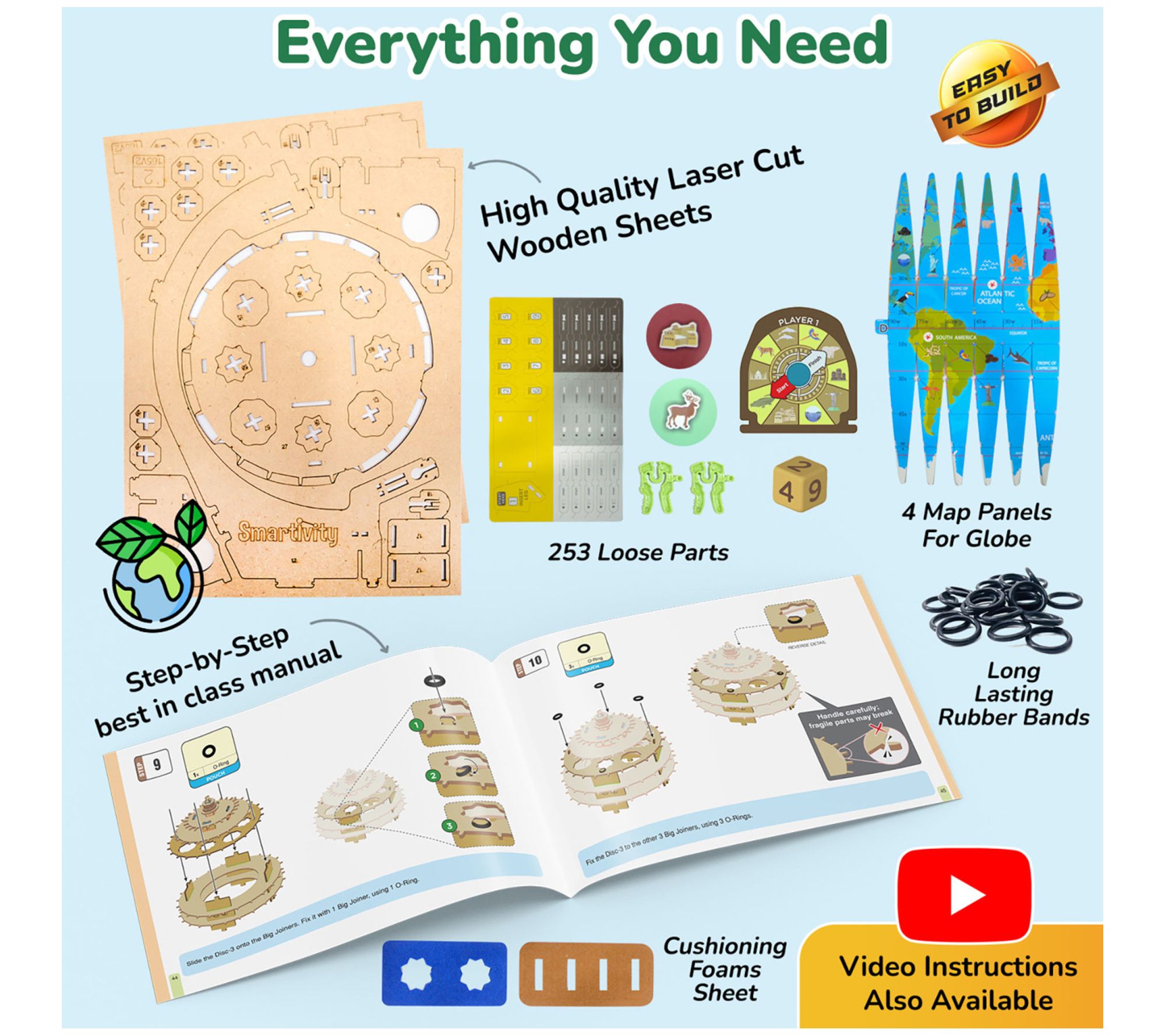 Smartivity Globe Trotters Educational Fact Kit - QVC.com
