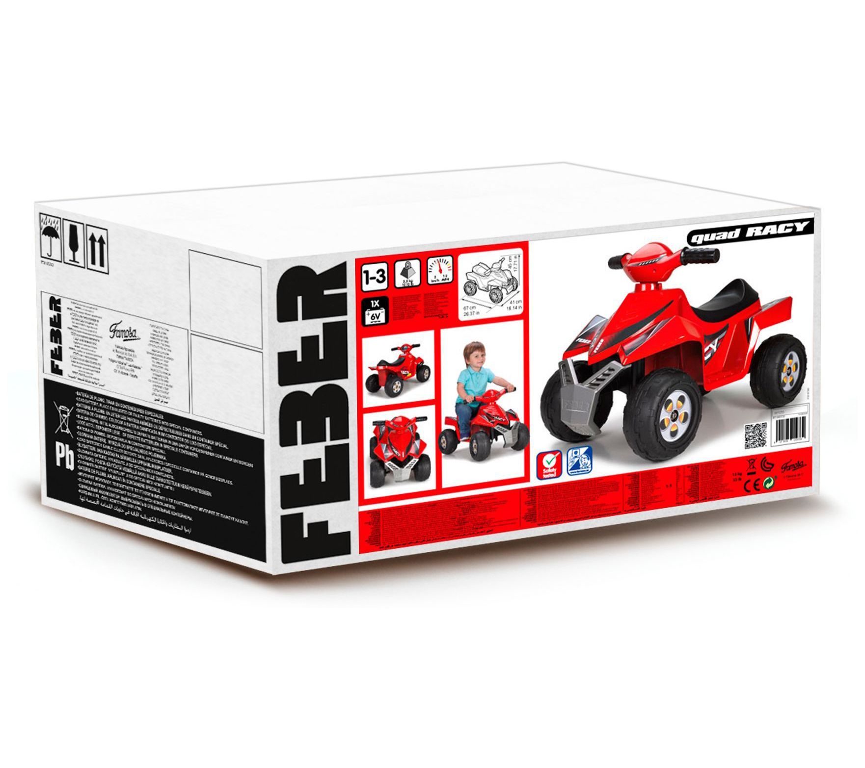 Famosa 6V Quad Racy - QVC.com