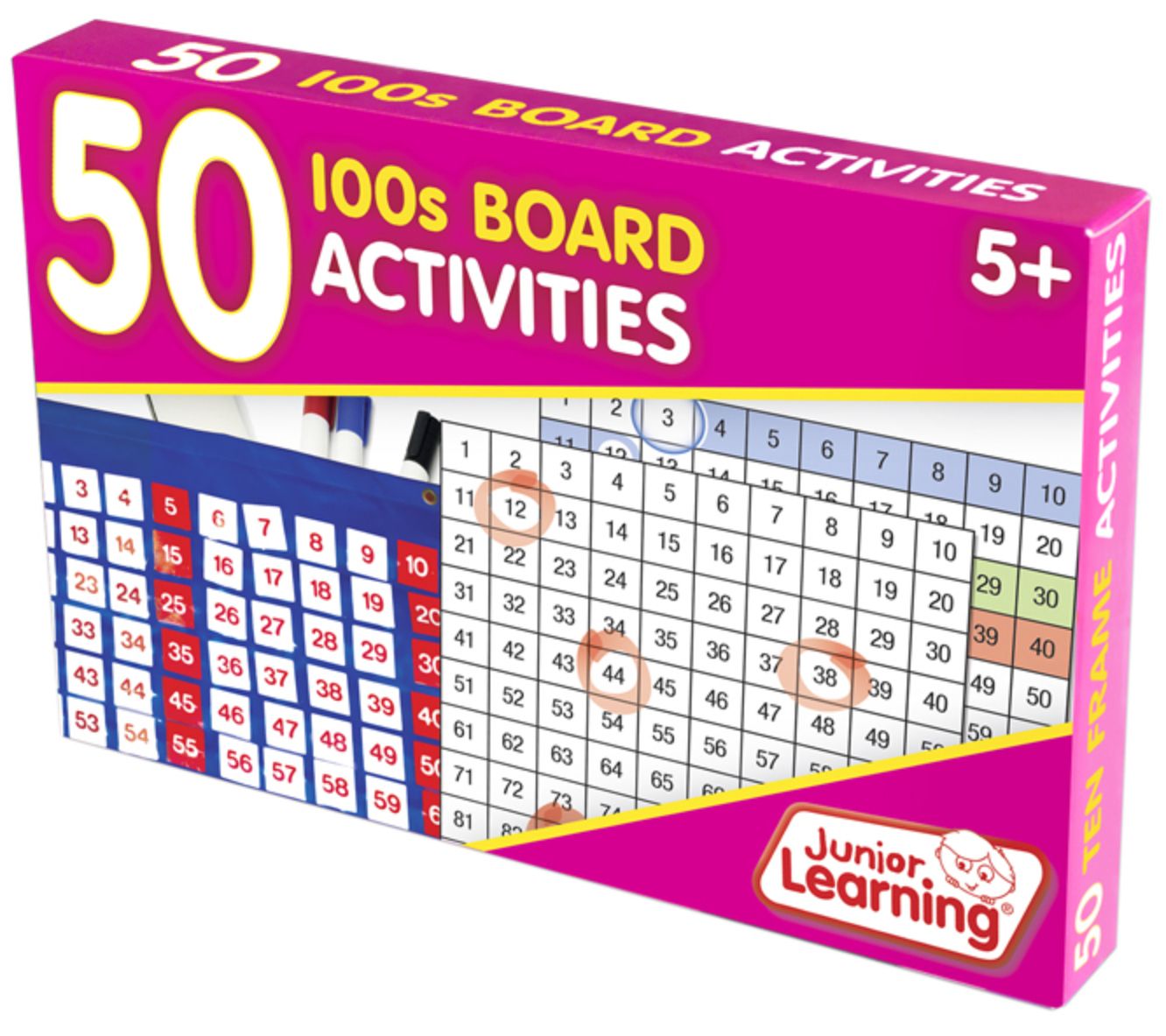 Junior Learning 50 100s Board Activities - QVC.com